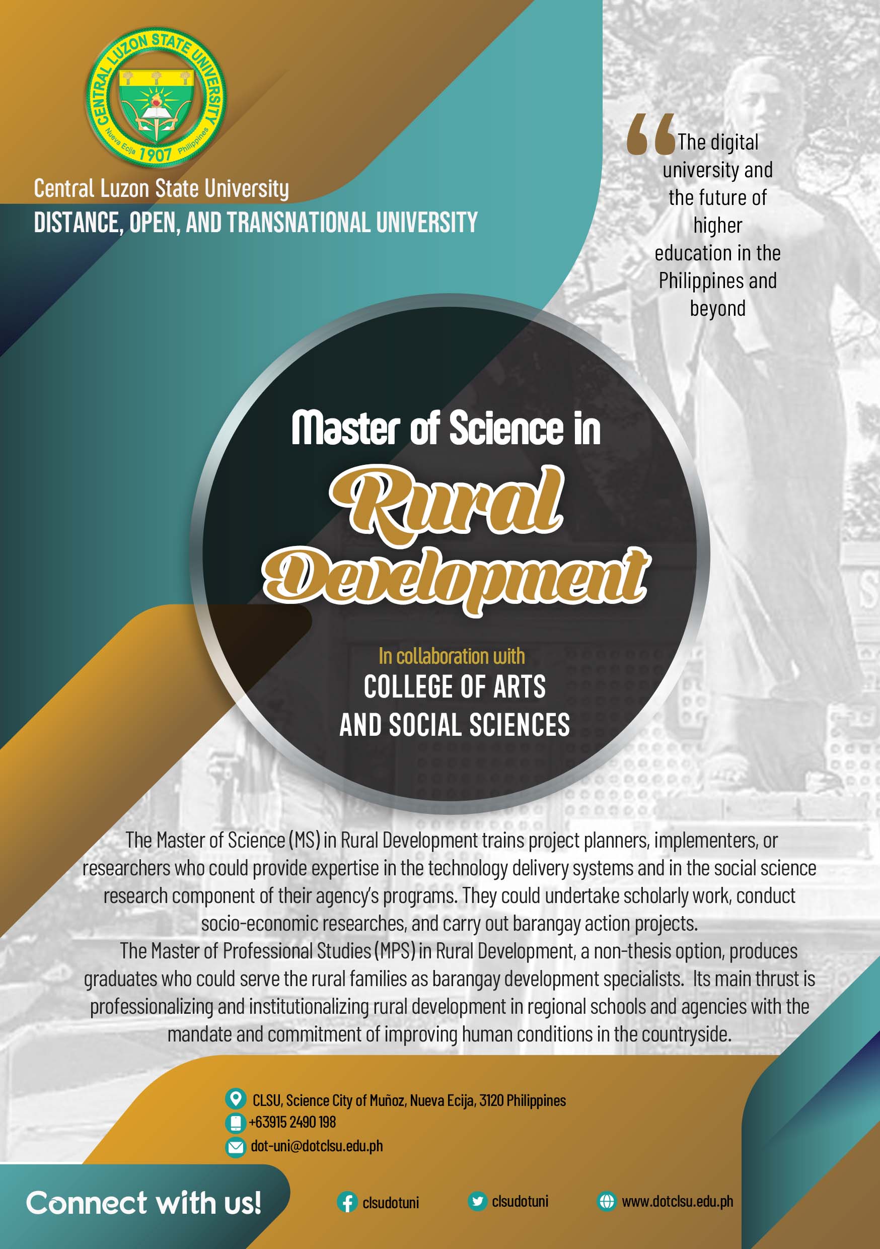 CLSU-Distance Open and Transnational University - Degree Program